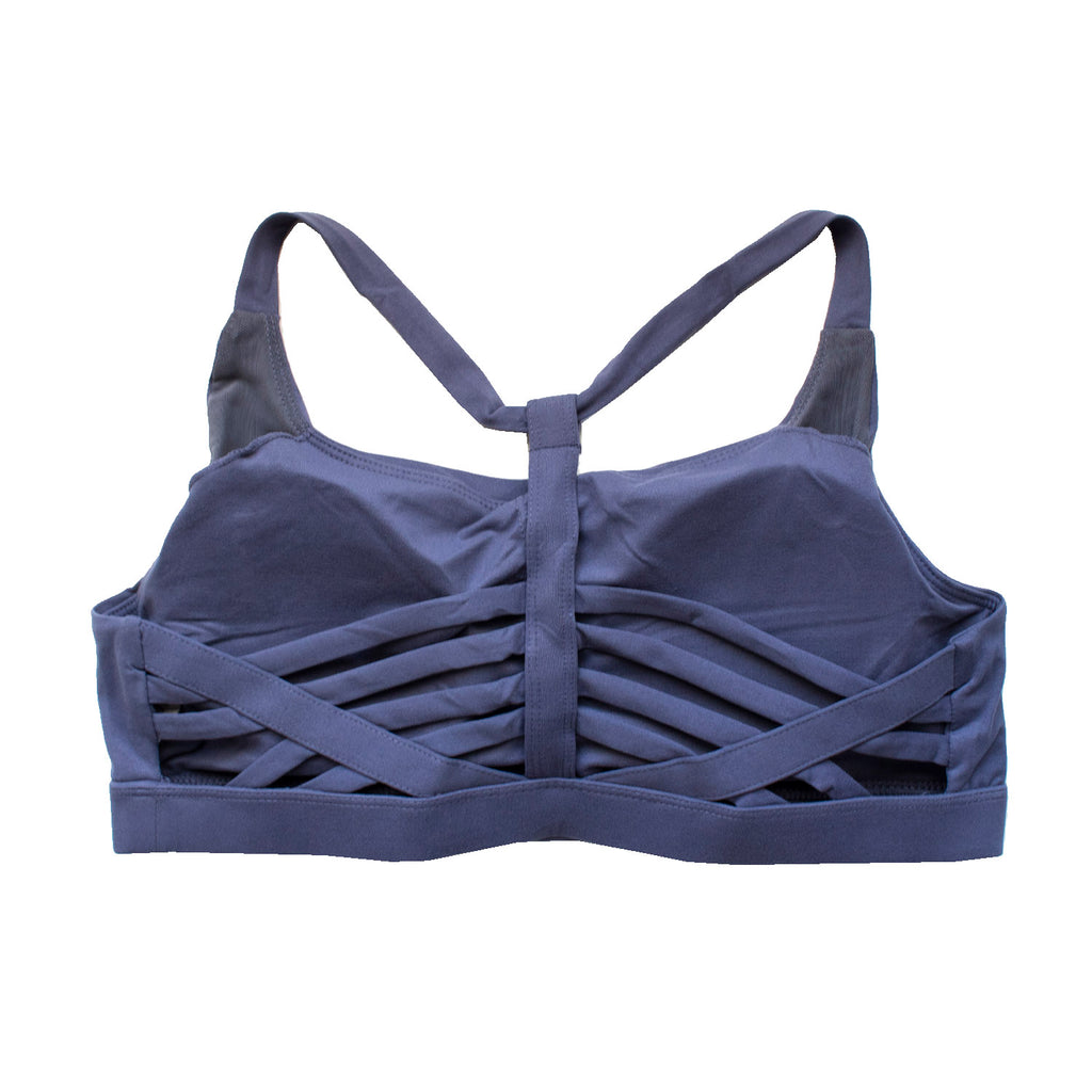 Runner Island Plus Size Country Denim Blue Sports Bra – Runner Island®