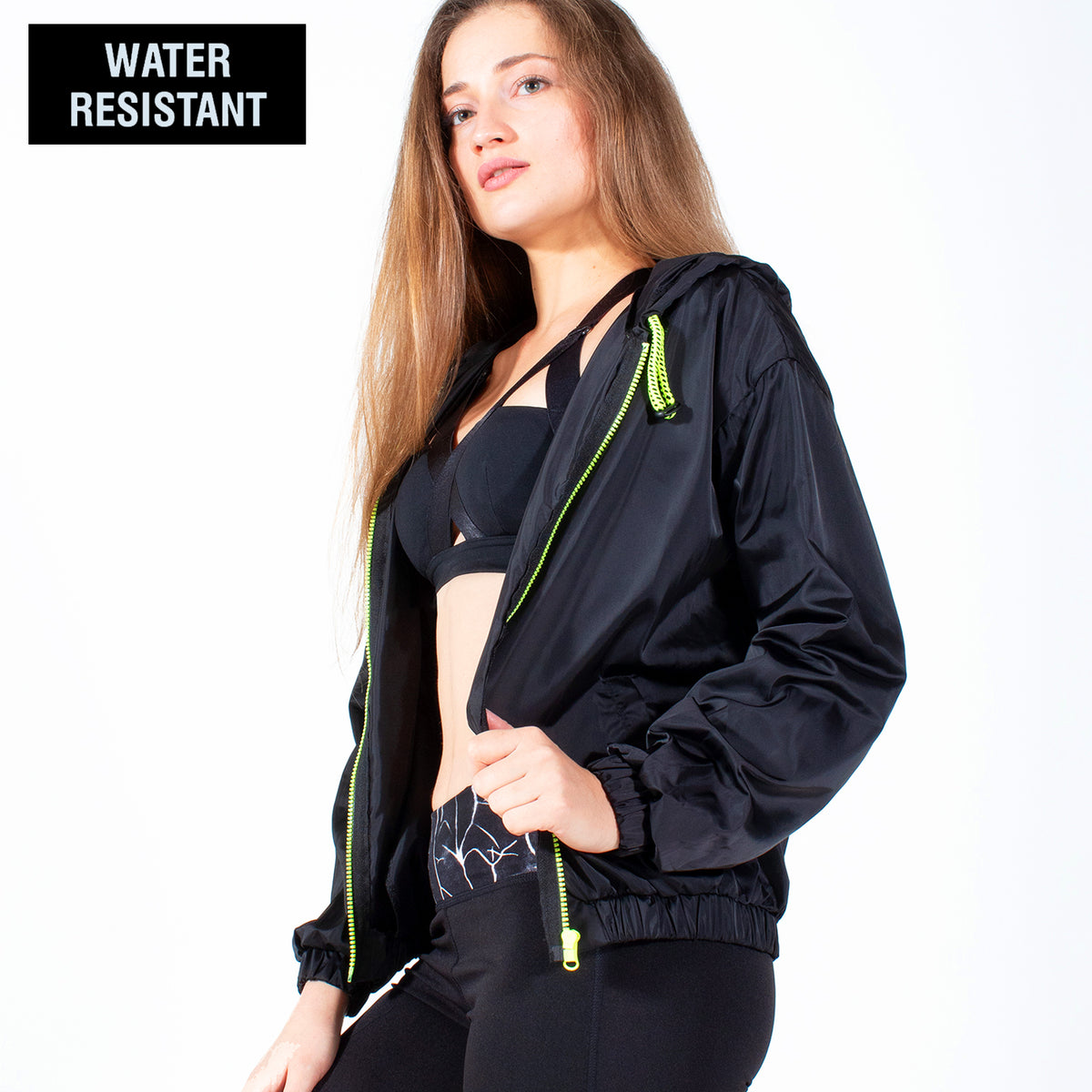 Runner Island Black Lightweight Windbreaker Workout Jacket – Runner Island®